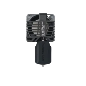 BAMBU P1 SERIES P1 COMPLETE HOTEND ASSEMBLY WITH HARDENED STEEL NOZZLE ...